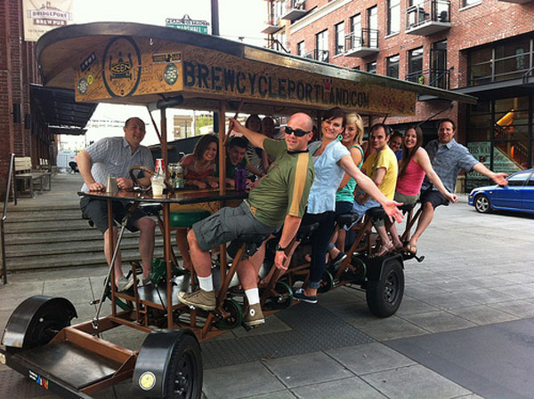 Bikes and Brews in Portland, Oregon